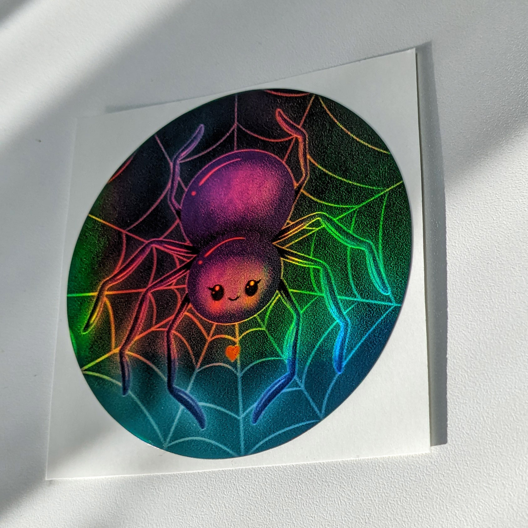 Holo-Sticker „Spider“ – Angelia Arts Shop